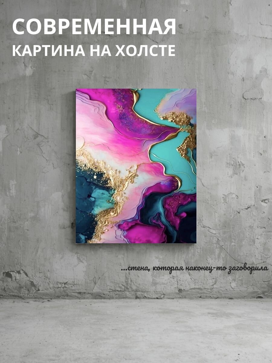 Картина на холсте Абстрактный узор 30x40 см