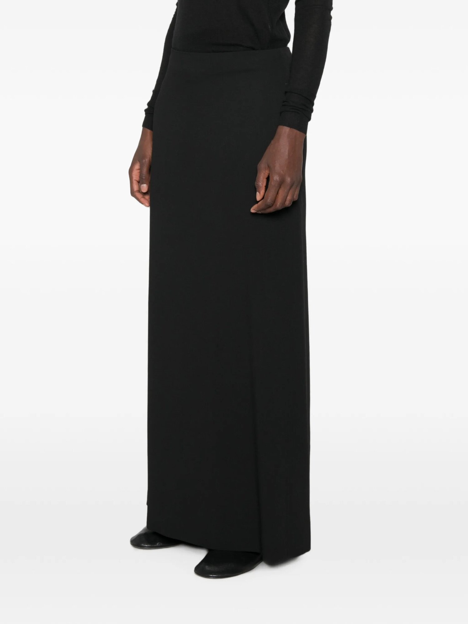 Юбка Jil Sander Pleated-insert side-pocket maxi skirt, размер 40 — фото 1