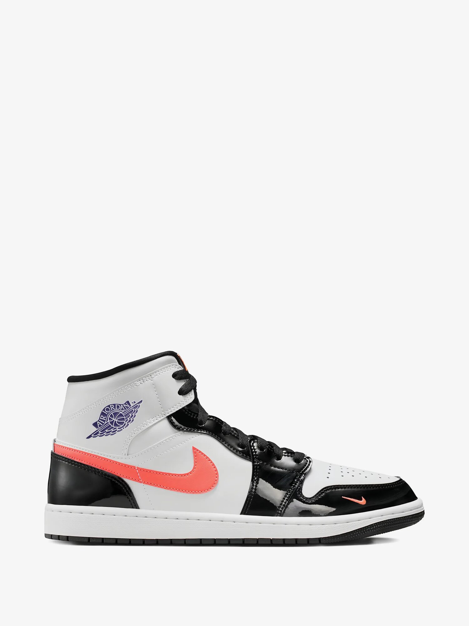 Кроссовки Air Jordan 1 Mid Mismatch Swoosh