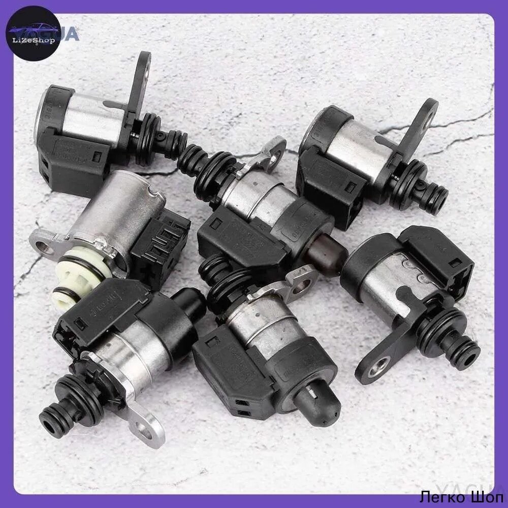 Комплект соленоидов АКПП RE5R05A (7 шт) для Infiniti EX35/QX50, Nissan 350Z, 5 ст. R/AWD 3.5L YAGUA