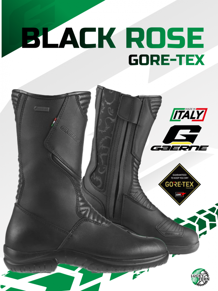 Мотоботы женские Gaerne Black Rose Gore-Tex Black 36