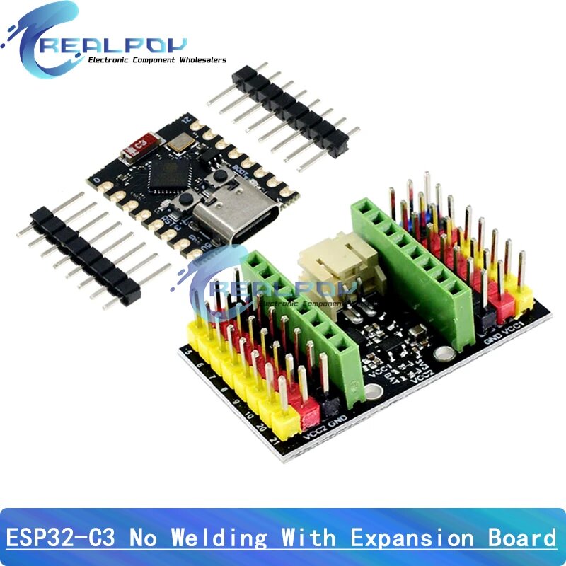 ESP32-C3 Expansion Board No Welding Set