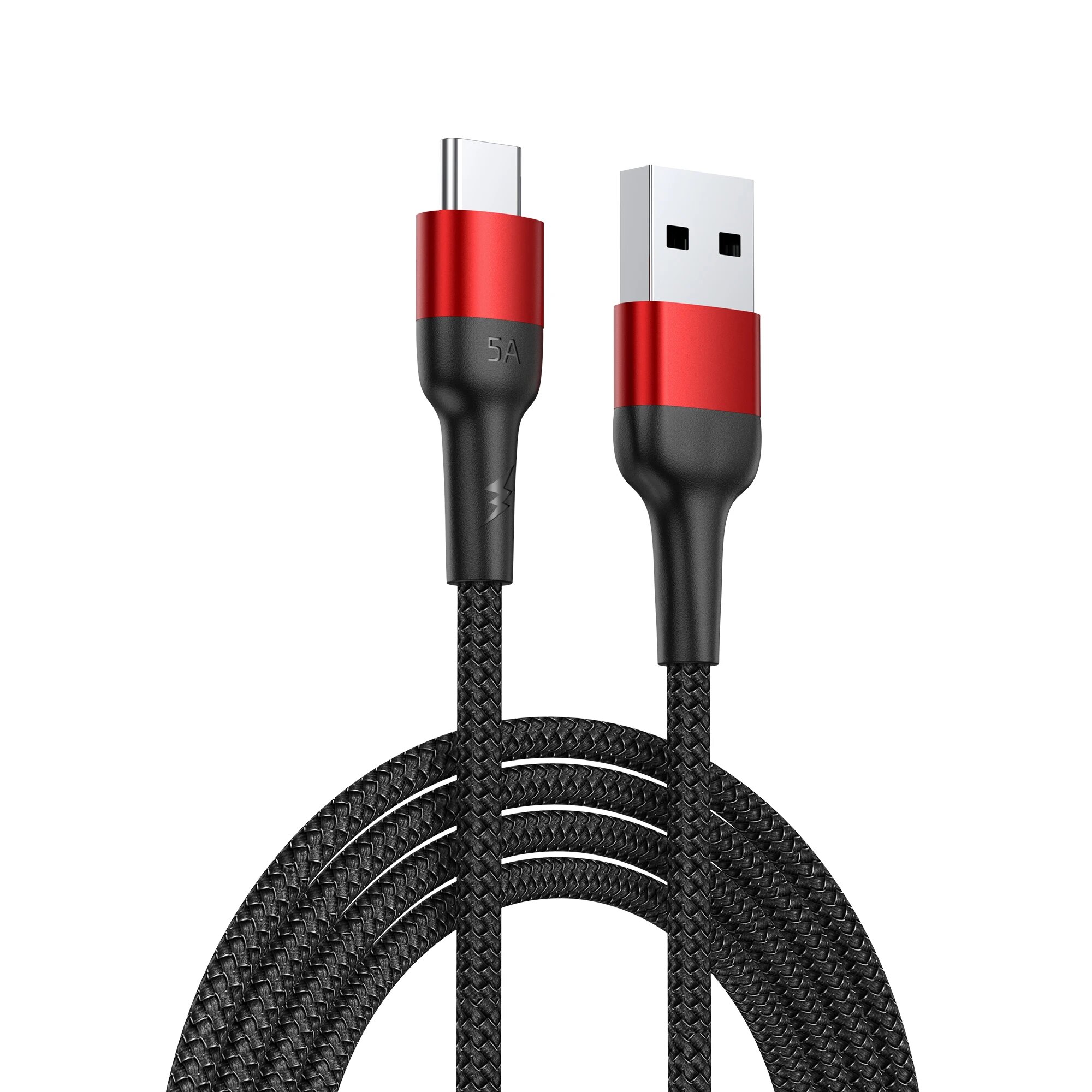 Кабель USB-C на USB-C PD 88W для iPhone 17, быстрая зарядка 5A, зарядный Красный, 1 м, Красный, red
