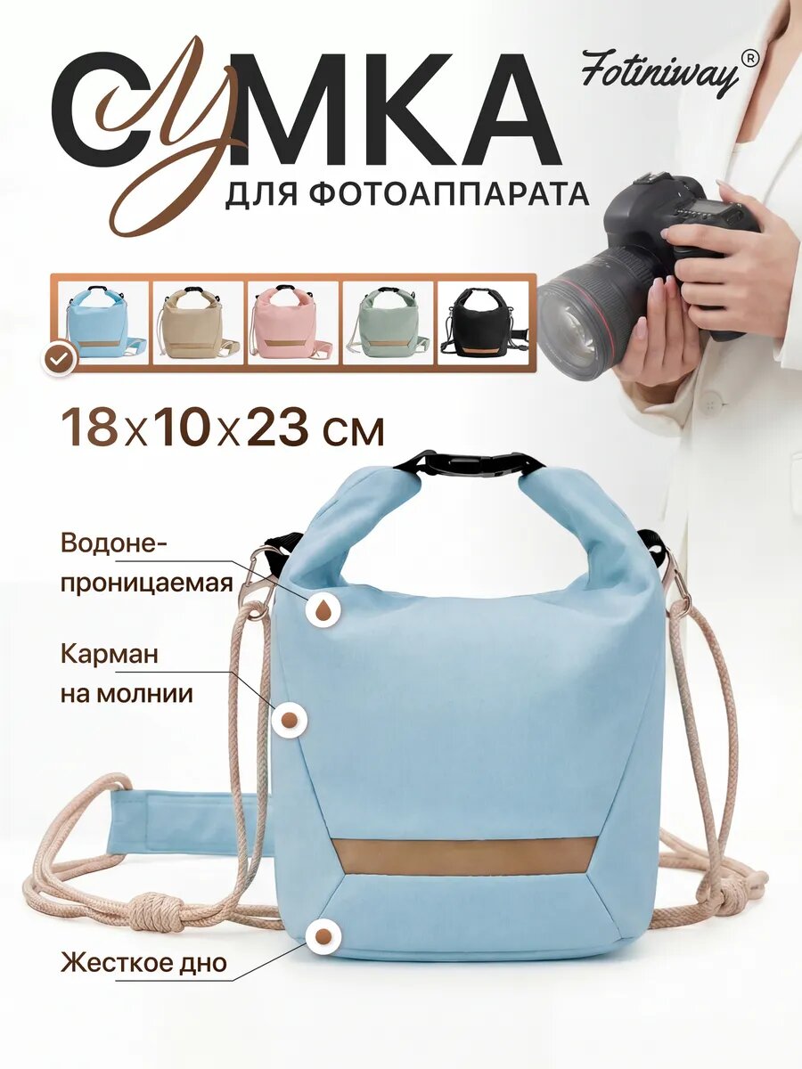 Сумка для фотоаппарта Canon, Sony, Olympus