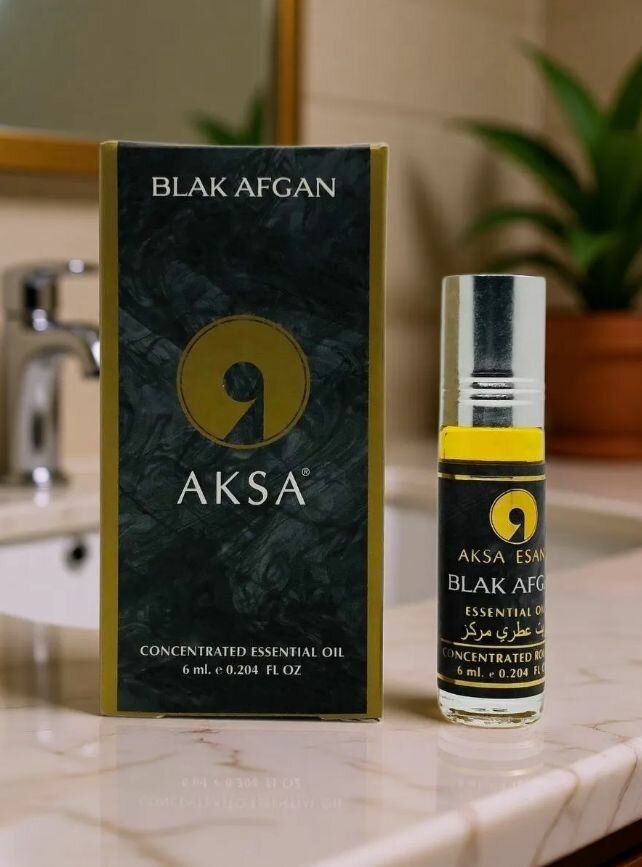 AKSA ESANS Духи-масло BLACK AFGHAN AKSA 6ML- 1ШТ 6 мл