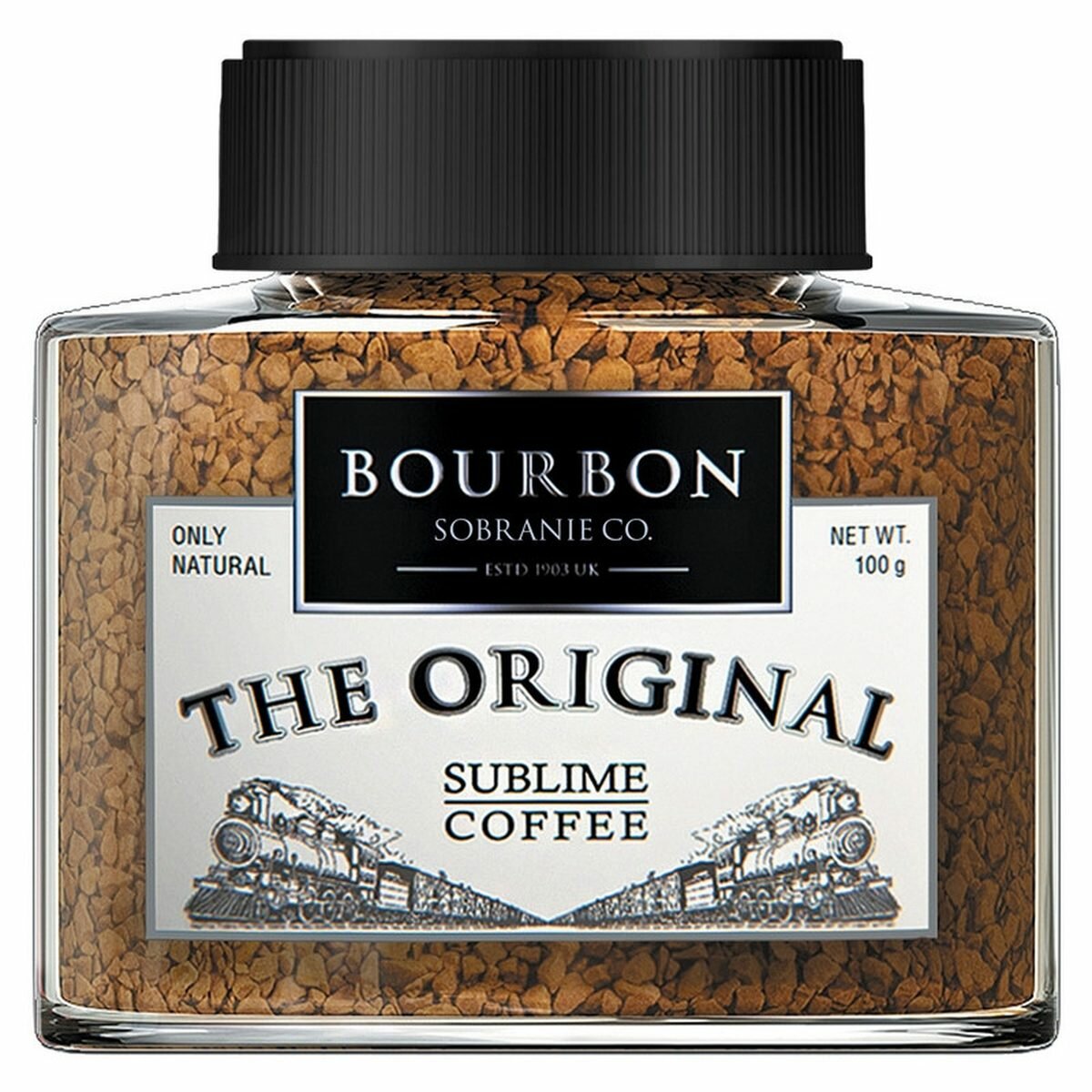 Кофе растворимый BOURBON THE ORIGINAL стеклянная банка, 100г, 6шт.