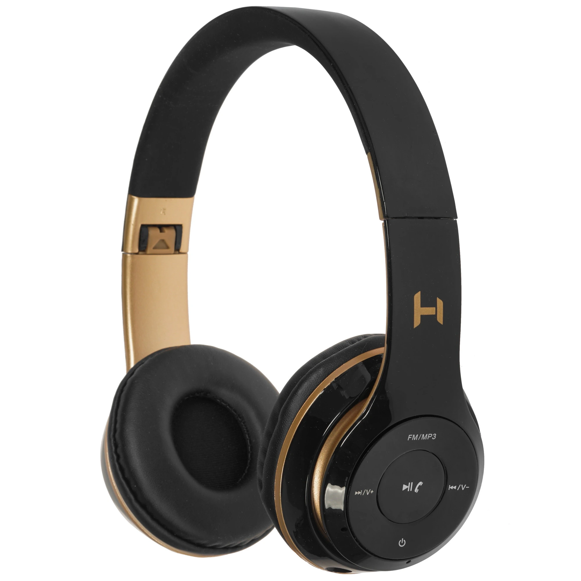 Наушники Harper HB-213, накладные, с микрофоном, Bluetooth 4.0, чёрные — фото 1