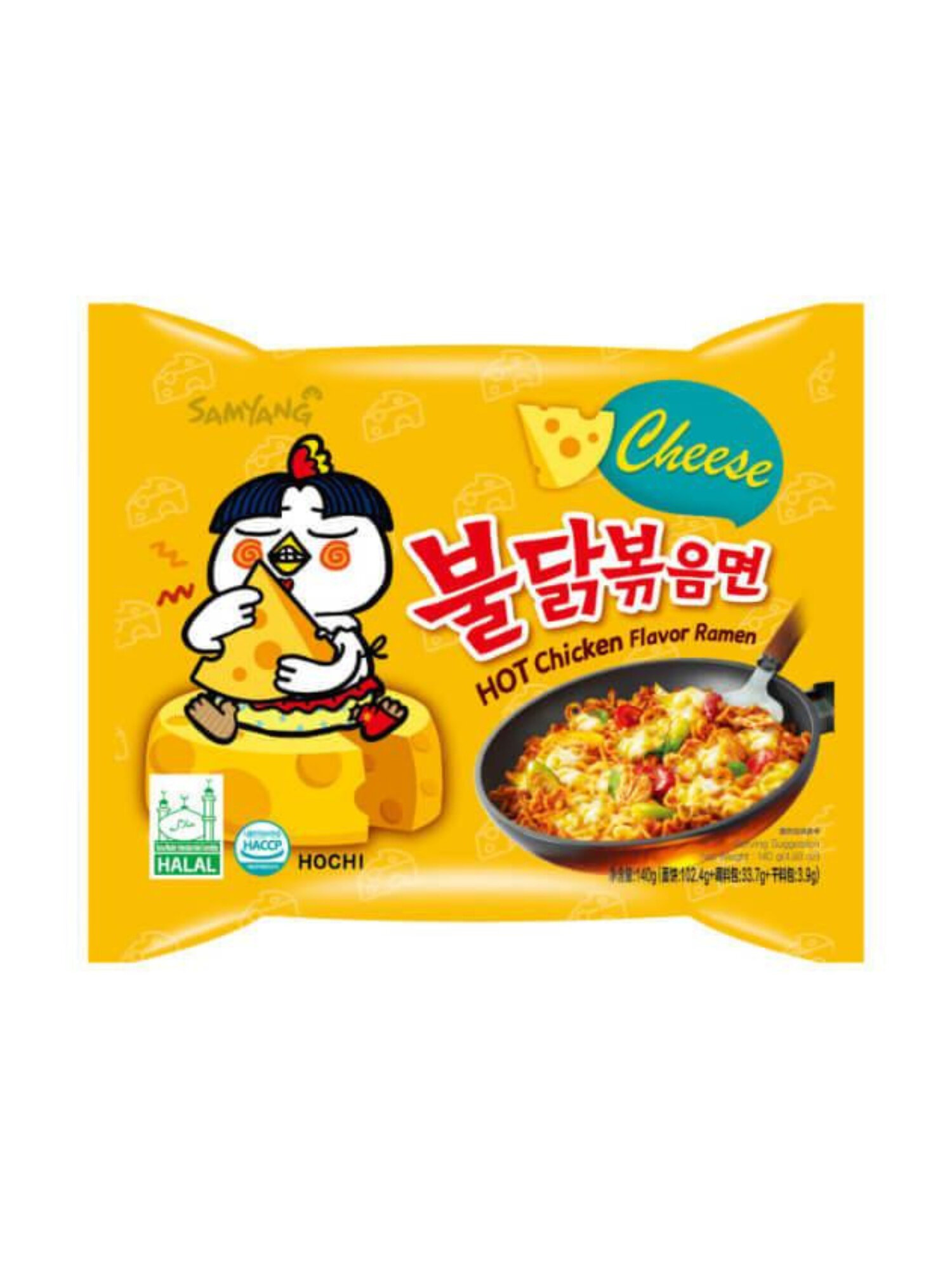 Лапша Samyang Острая курица с сыром 140 г