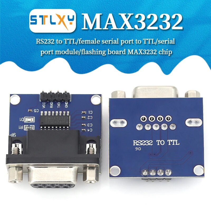 Stlxy MAX3232 Преобразователь RS232 в TTL