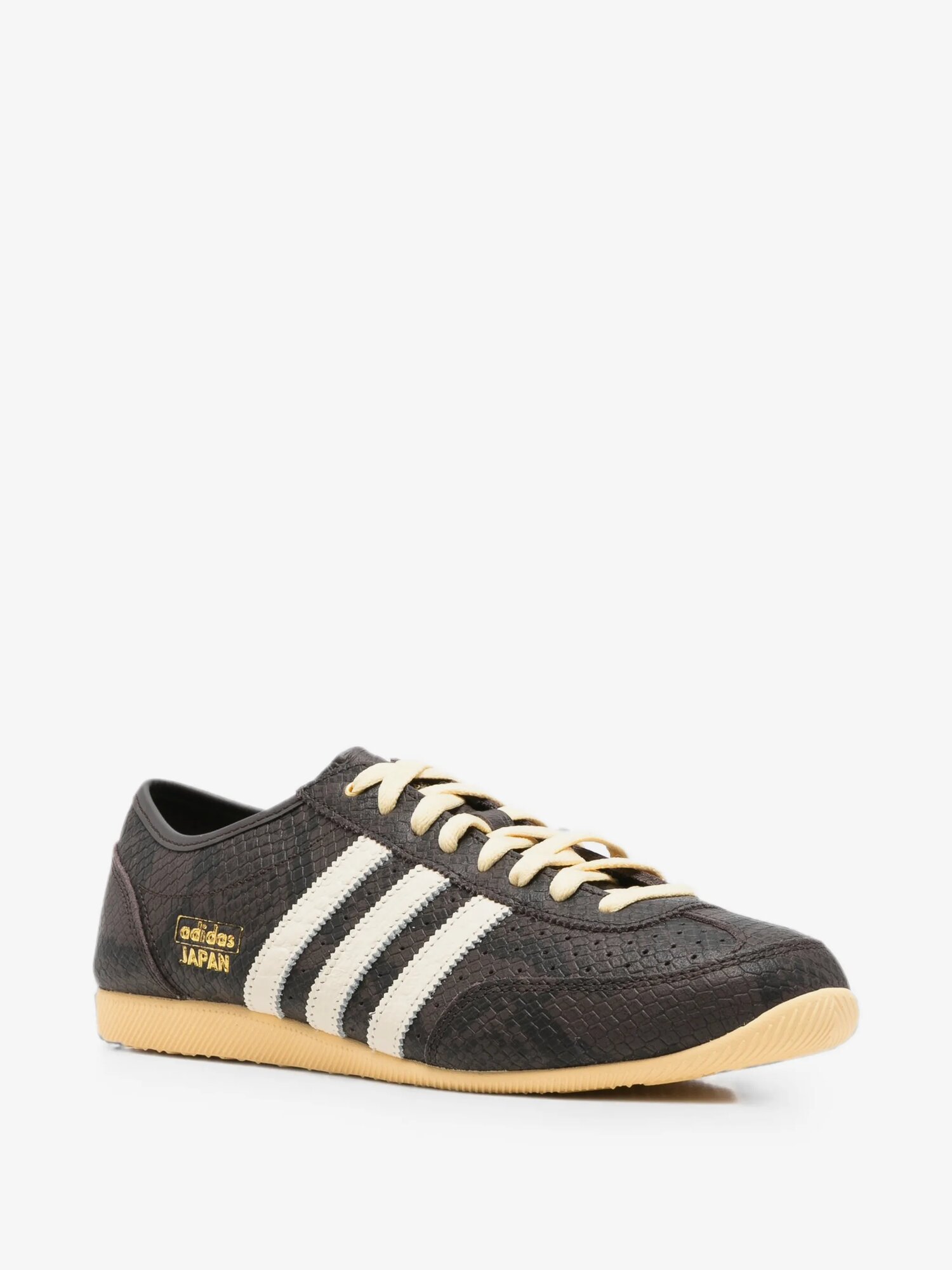 Кроссовки adidas Japan snake-effect sneakers, размер 10, коричневый — фото 1