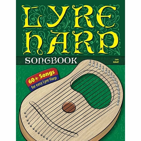 Lyre Harp Songbook: 60+ Songs for easy Lyre Harp，Reprinted paperback book