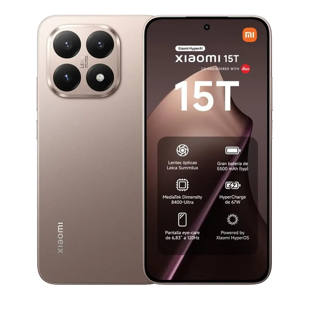 Смартфон Xiaomi 15T Pro 12/512GB Mocha Gold (HK Version) MediaTek Dimensity 9400+, Dual: nano Sim + eSim