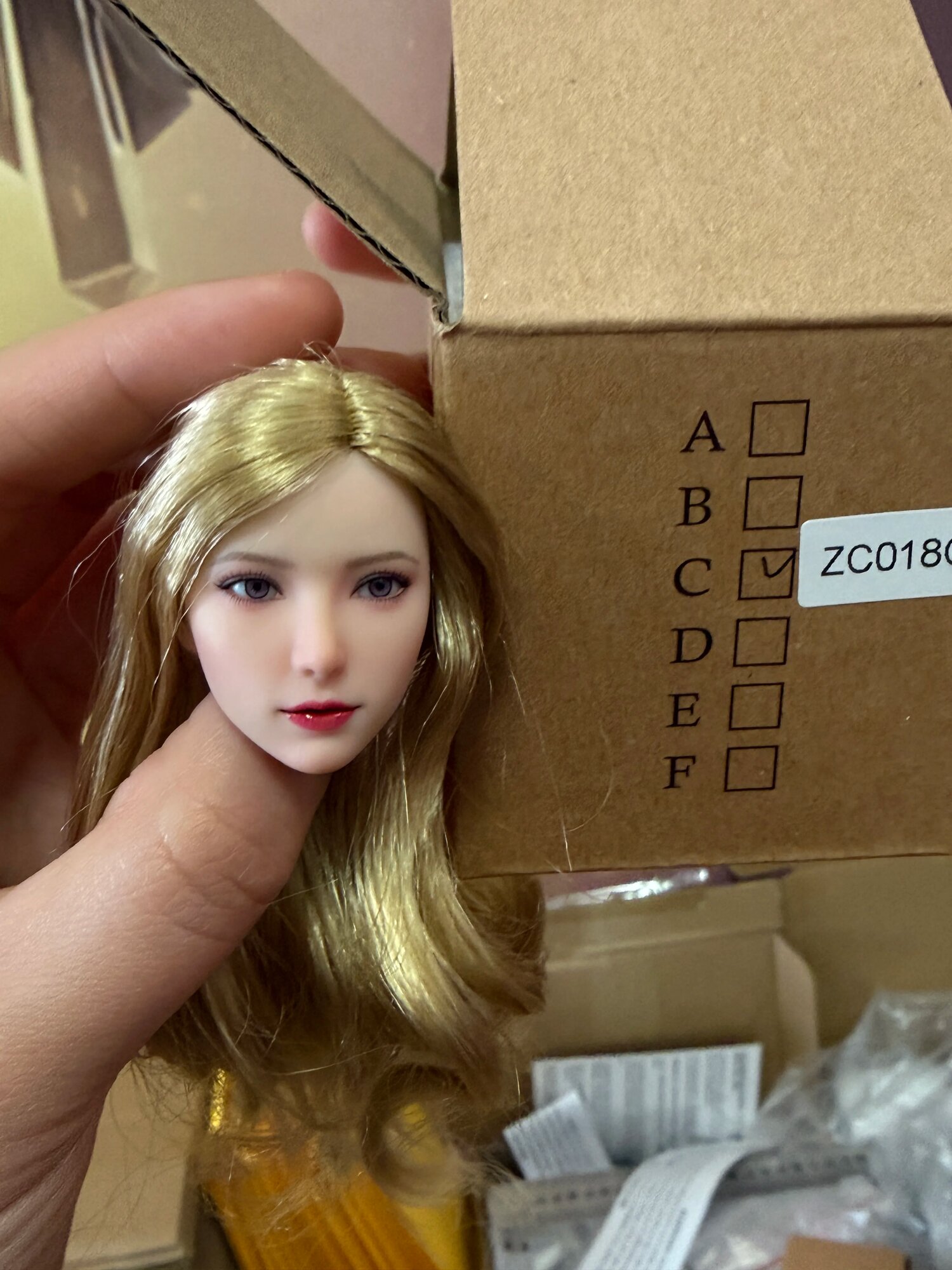 JIAOU DOLL голова-модель Аянь 1/6