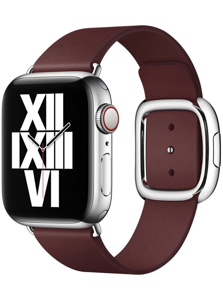 Ремешок кожаный Modern Buckle Garnet S для Apple Watch 38-40-41mm (Series 1-9) & SE 1-2 & 42mm (Series 10) MY632ZM/A