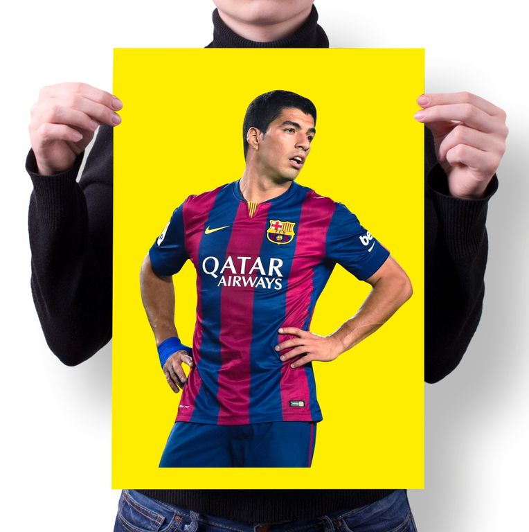 Плакат Луис Альберто Суарес Диас, Luis Alberto Suarez Diaz №24, А3
