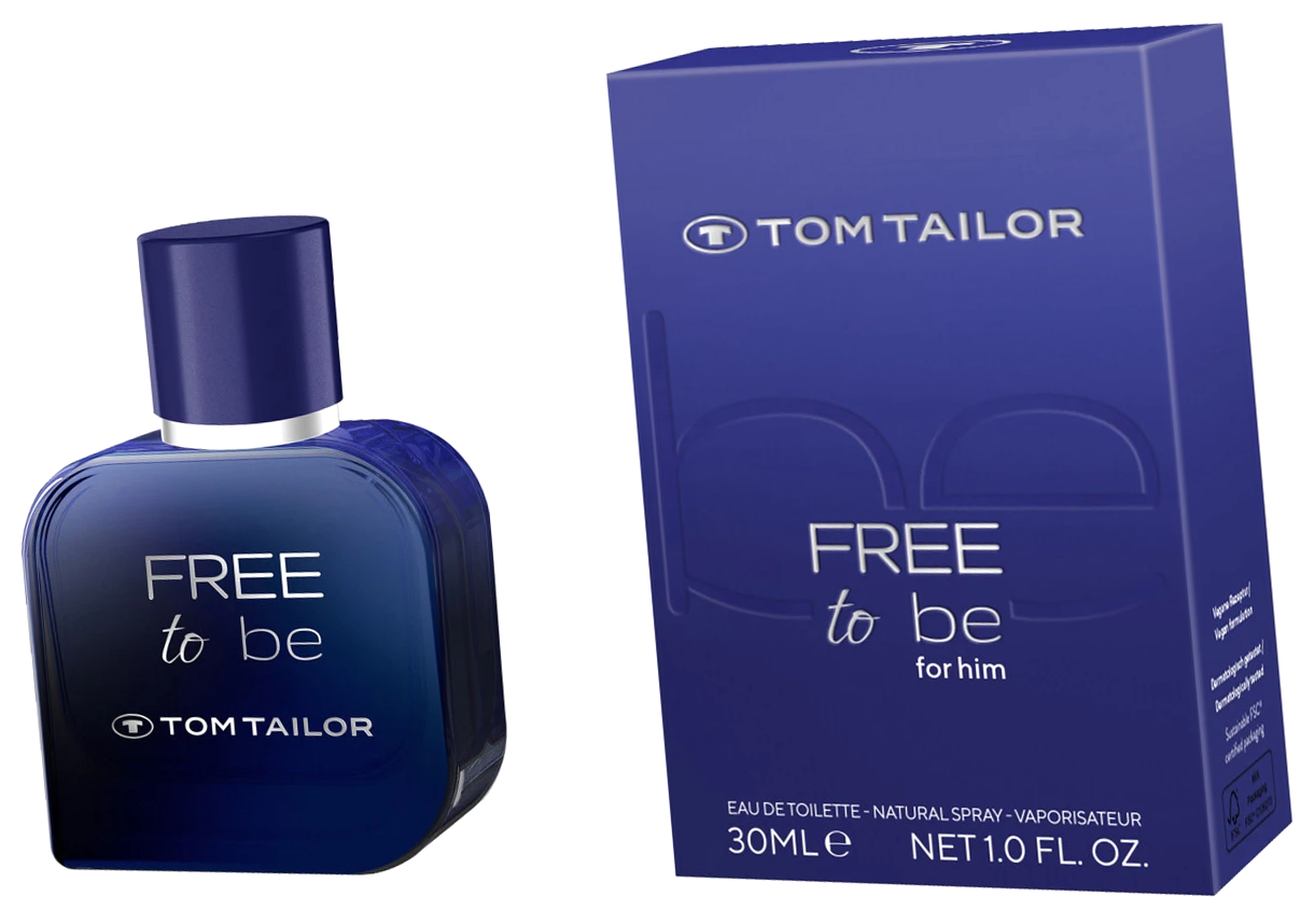 Одеколон Tom Tailor Free To Be For Him 50 мл для мужчин - Том Тейлор Фри Ту Би Фо Хим