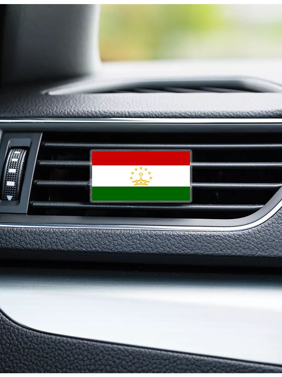 Флаг Таджикистана на панель авто
