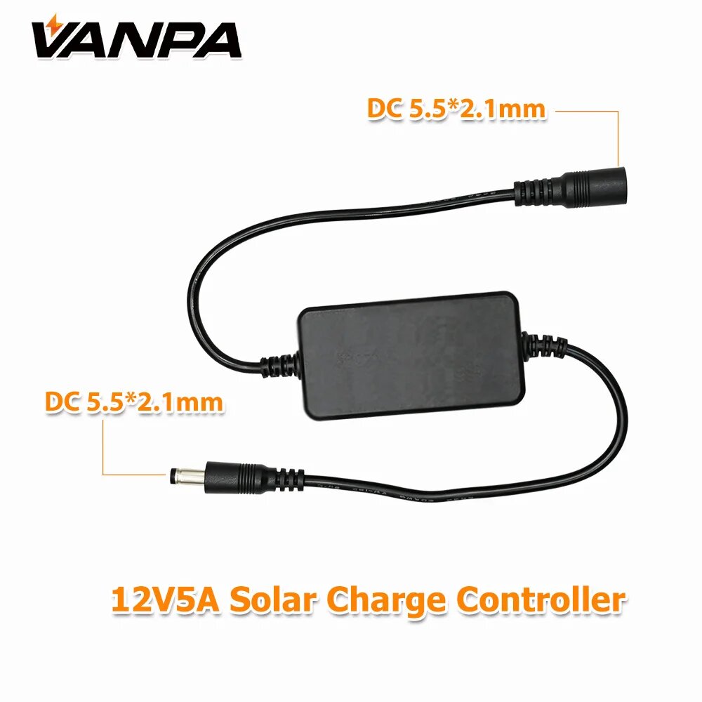 Контроллер заряда VANPA для солнечных батарей DC5521