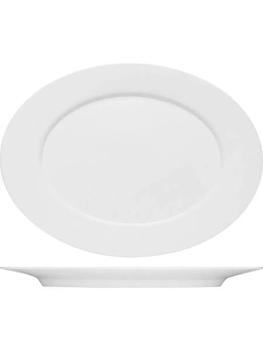 Блюдо овальное Bauscher Purity фарфоровое 33 см