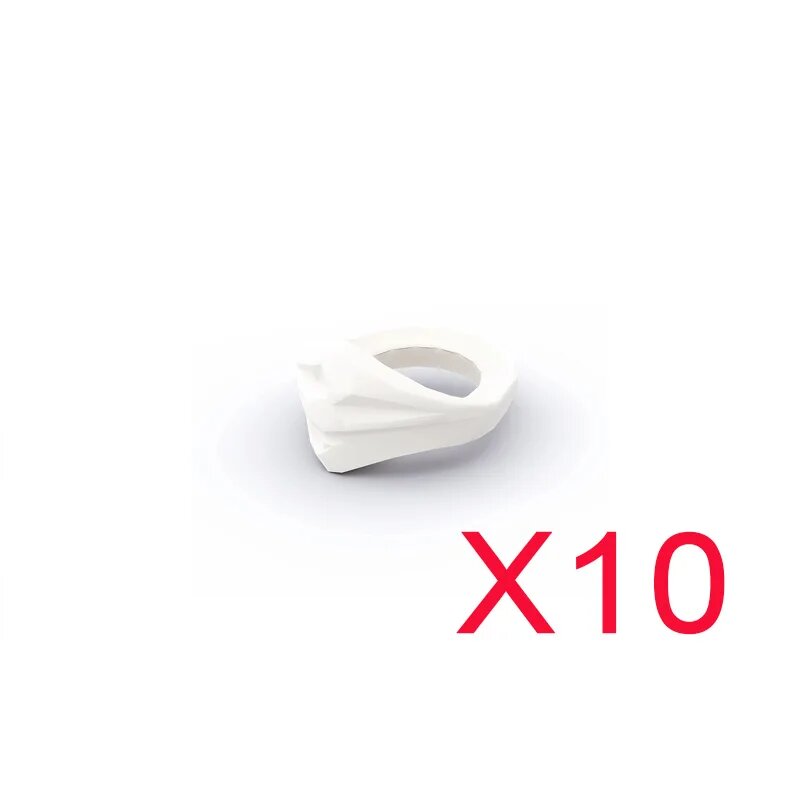 Белые средневековые строительные блоки BS089-C-10PCS (10шт)