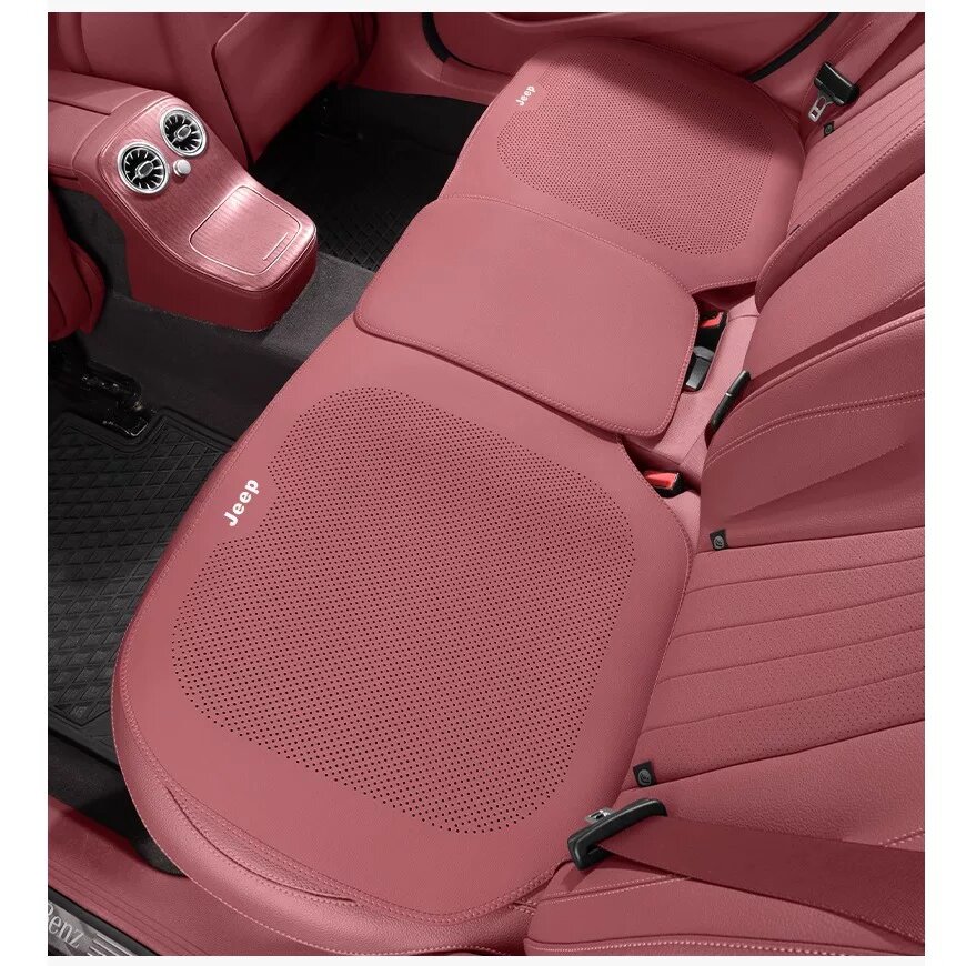 Чехол для заднего сиденья Jeep Вулканический Красный, одиночный, дышащий, 4 сезона