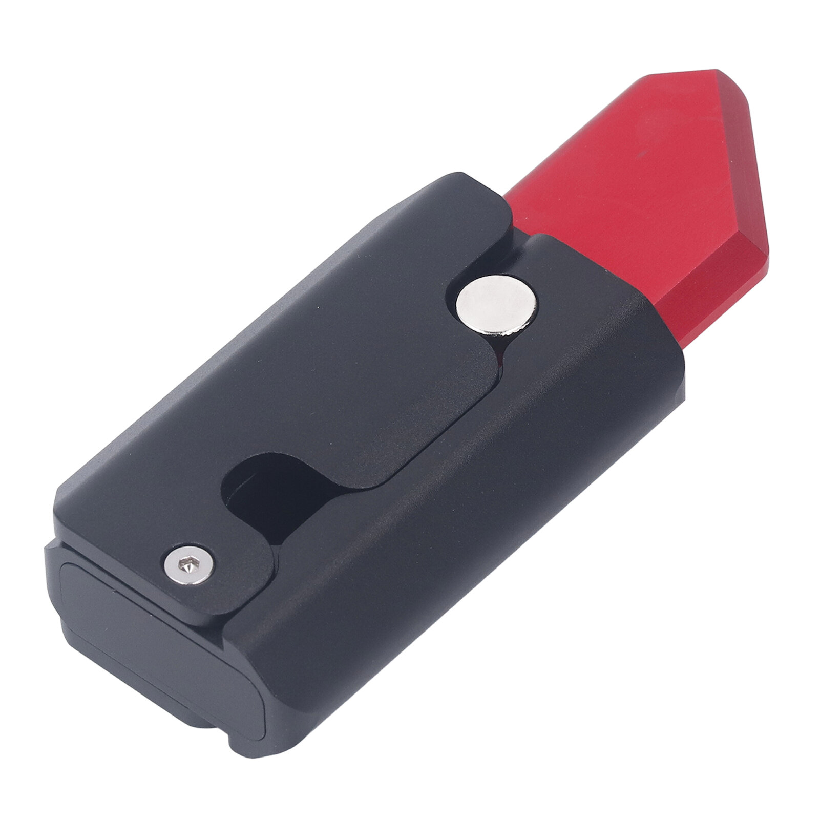 Игрушка-нож-морковь, гравитационное облегчение тревоги, алюминиевый сплав, портативный нож, сенсорная игрушка с футляром для хранения, черный, красный