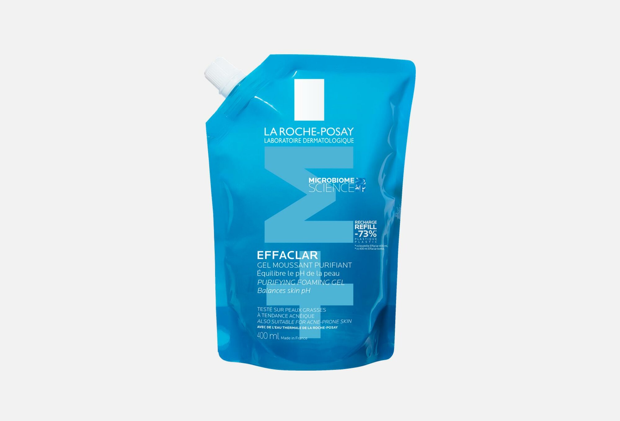 Гель очищающий для чувствительной жирной кожи лица и тела LA ROCHE-POSAY effaclar gel moussant purifiant 400 мл