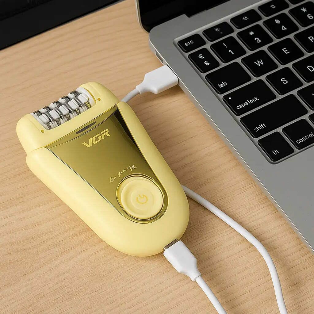 Эпилятор + триммер 2 в 1 / V 758 золотой