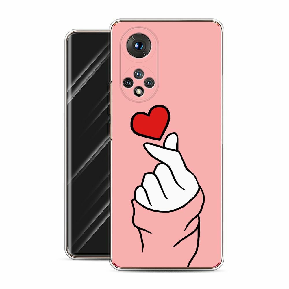 Чехол на Honor 50/Huawei Nova 9 / Хонор 50/Хуавей Нова 9 с принтом "Милое сердечко" — фото 1