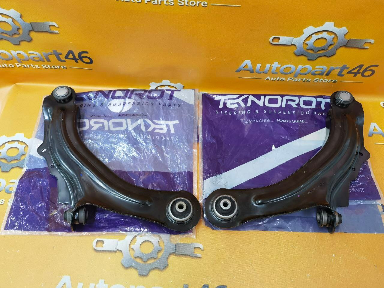 Рычаги передние Рено Меган 2 Renault Megane 2 в сборе с шаровой 18мм и сайлентблоками