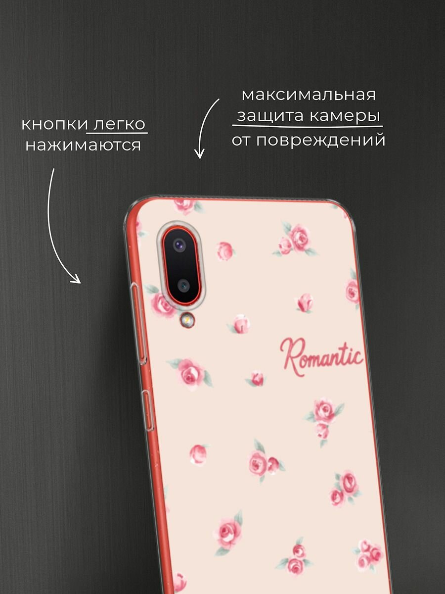 Чехол на Samsung Galaxy A02 / Самсунг Галакси А02 с принтом "Romantic" — фото 1