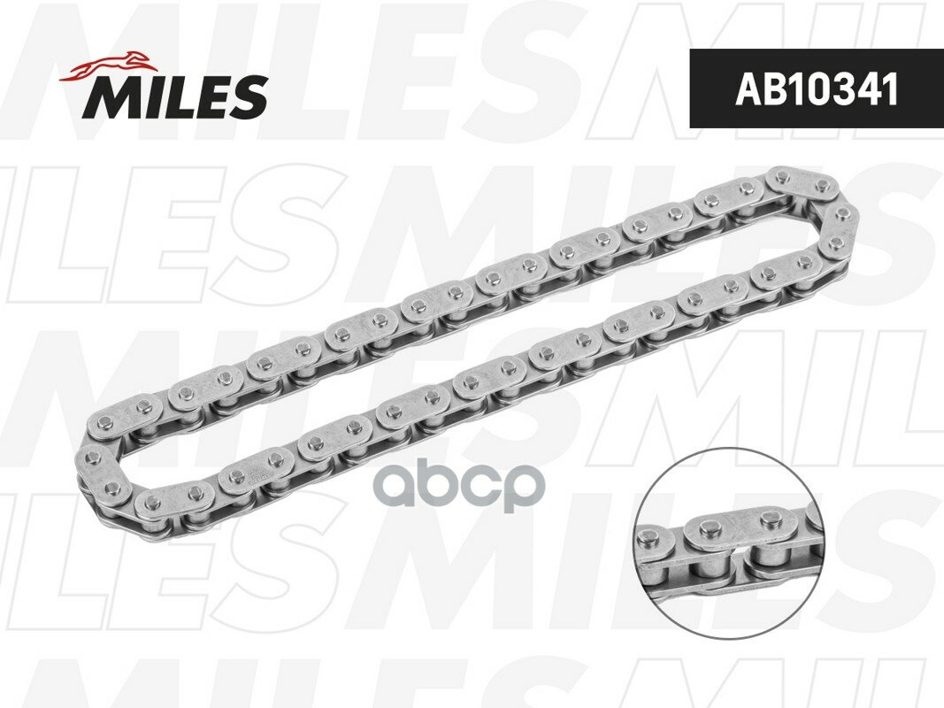 Цепь ГРМ масляного насоса RENAULT Captur/LOGAN/SANDERO AB10341 Miles арт. AB10341