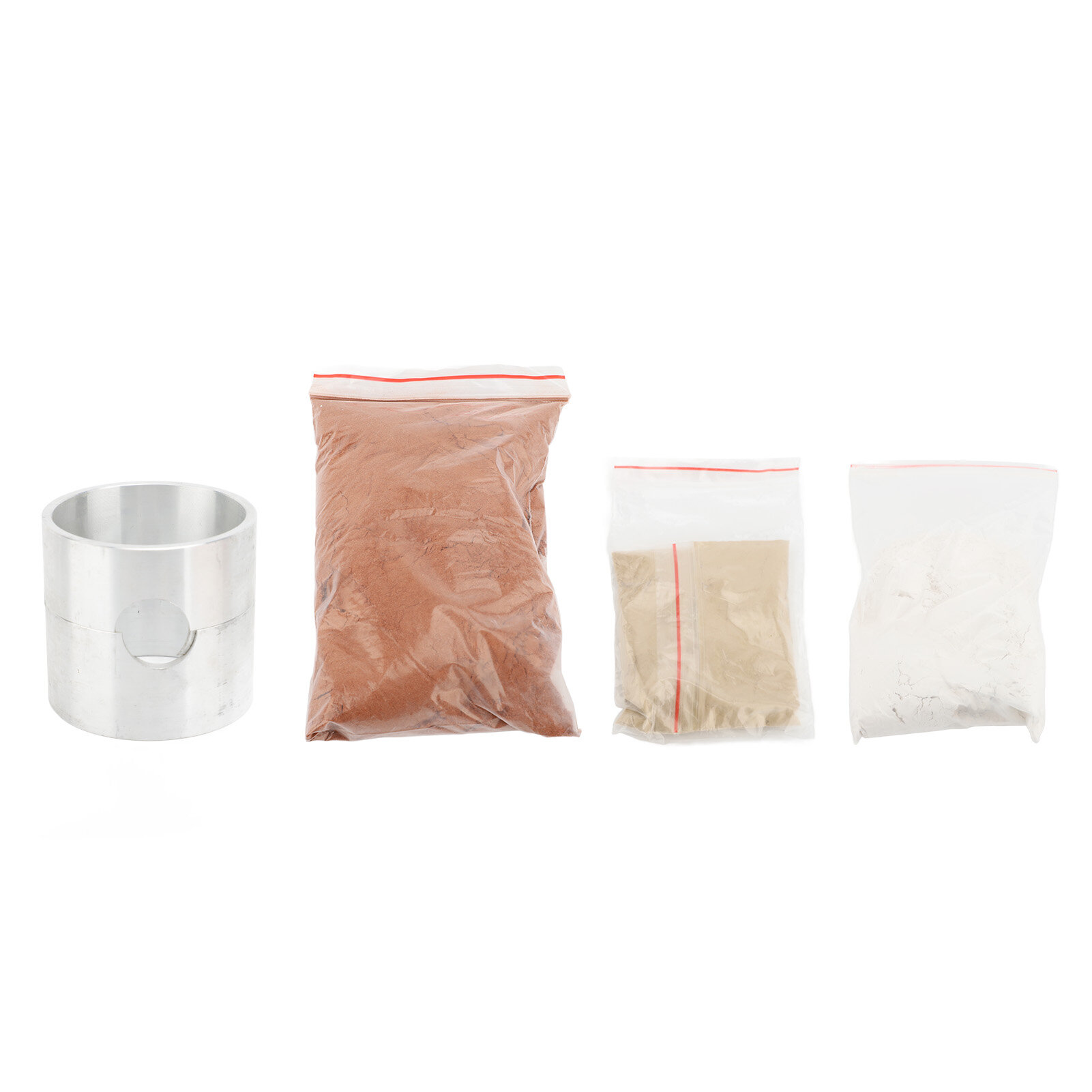 Алюминиевый сплав литье в песчаные формы коробка ювелирное литье цилиндрический контейнер для DIY металл ювелирные изделия обработка