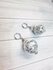 Серьги P.J. MURANO, стекло, муранское стекло, розовый, серый