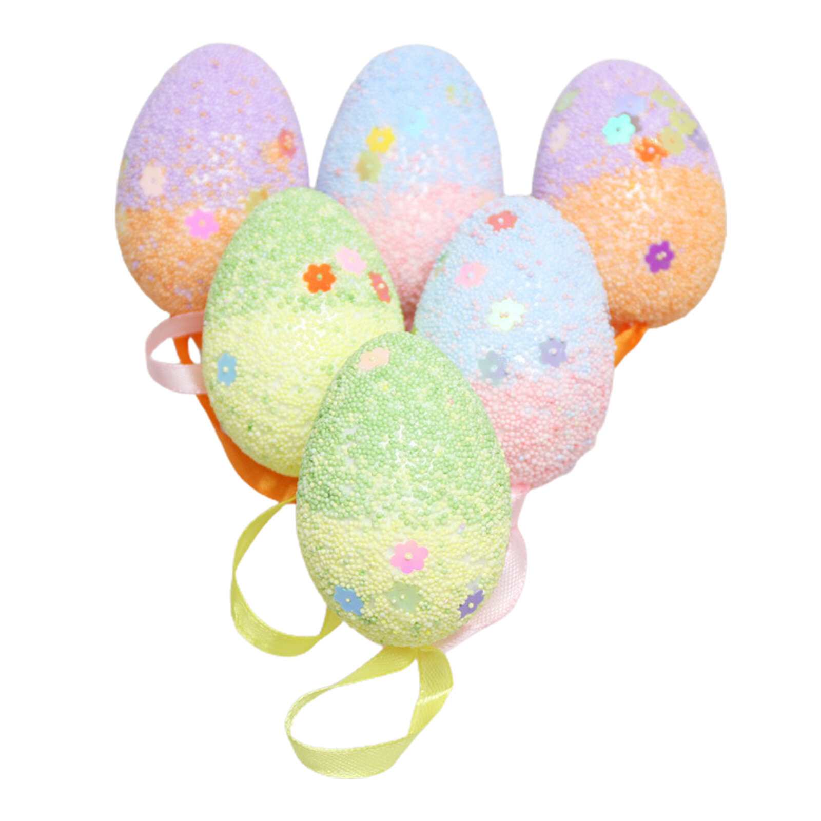 Colorful Easter Egg Simulation Hanging Piece Holiday Gift Decoration Foam
