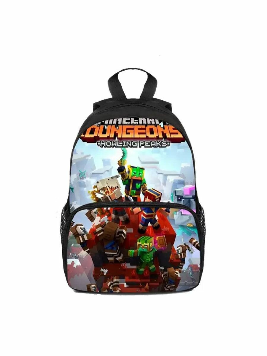 Рюкзак Minecraft Майнкрафт со сменными картинками, школьный ранец с анатомической спинкой для начальной школы