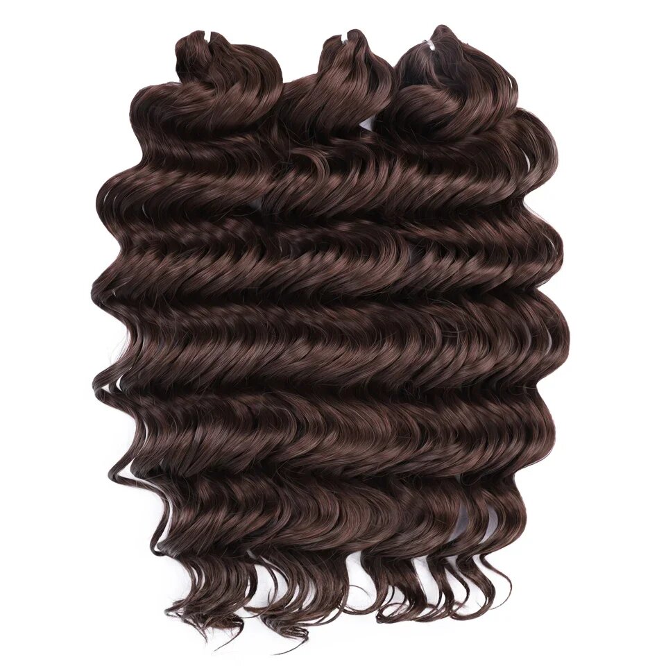 Синтетические волосы FREEDOM Deep Wavy Twist, BROWN139, 24 дюйма