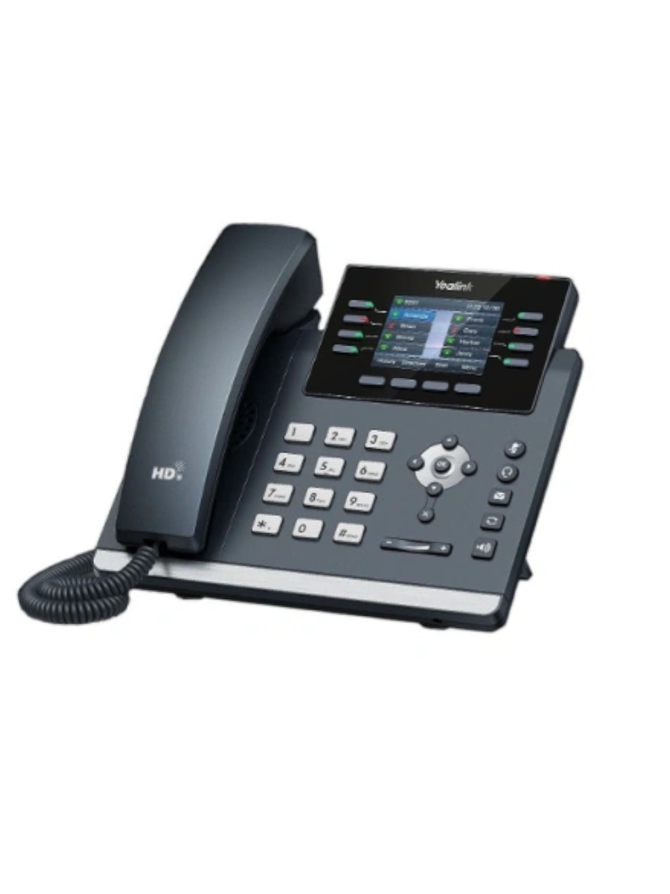 Телефон SIP Yealink SIP-T44U 12 аккаунтов, 2 порта USB, цветной экран, BLF, PoE, GigE, без БПYealink SIP-T44U