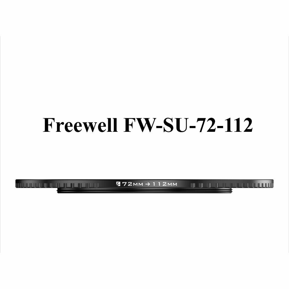 Freewell Step Up Ring С Магнитной Системой Быстрой Замены Freewell, А Также С Вашим Резьбовым Фильтром 72-112mm