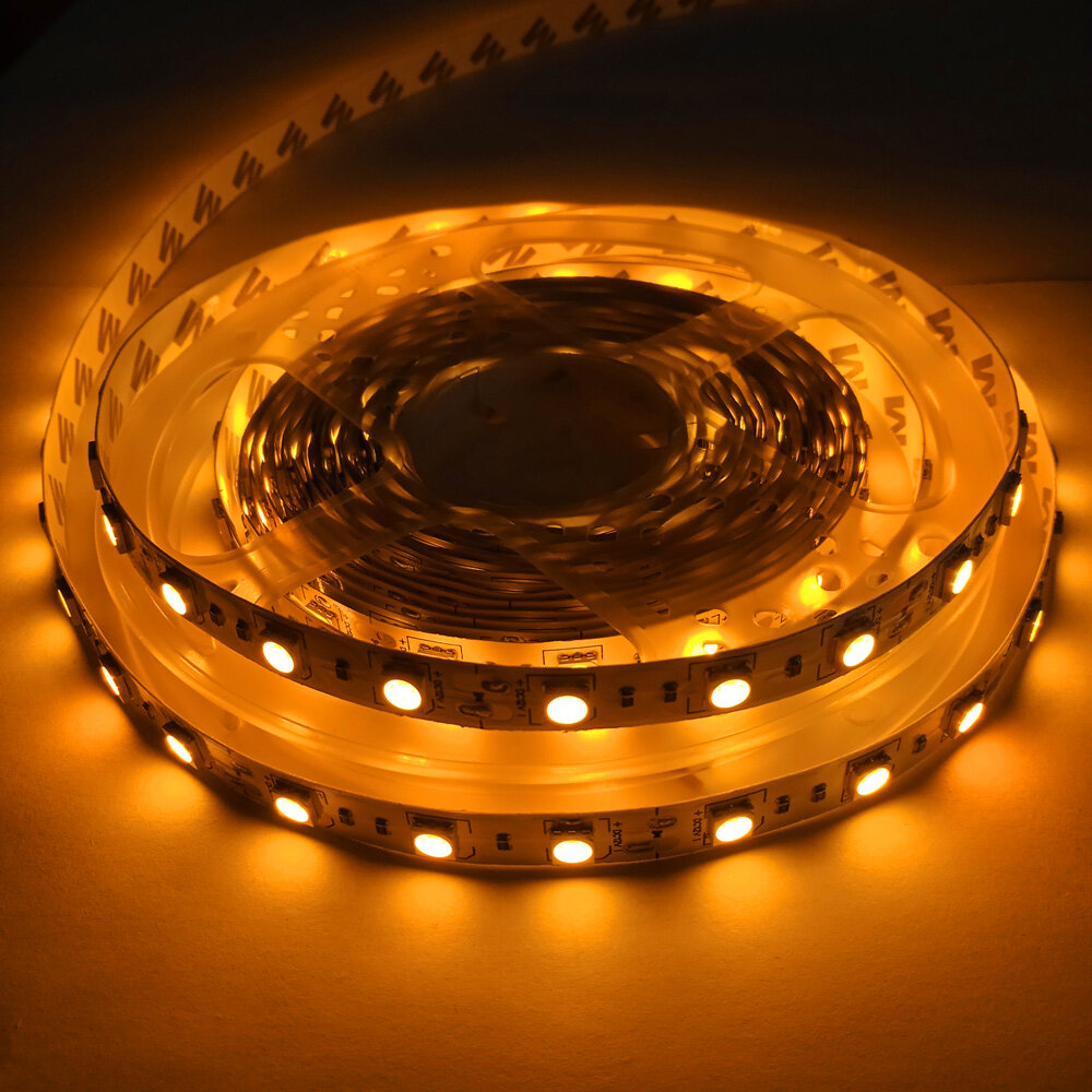 Светодиодная лента SMD 5050 60 led Желтый 5м