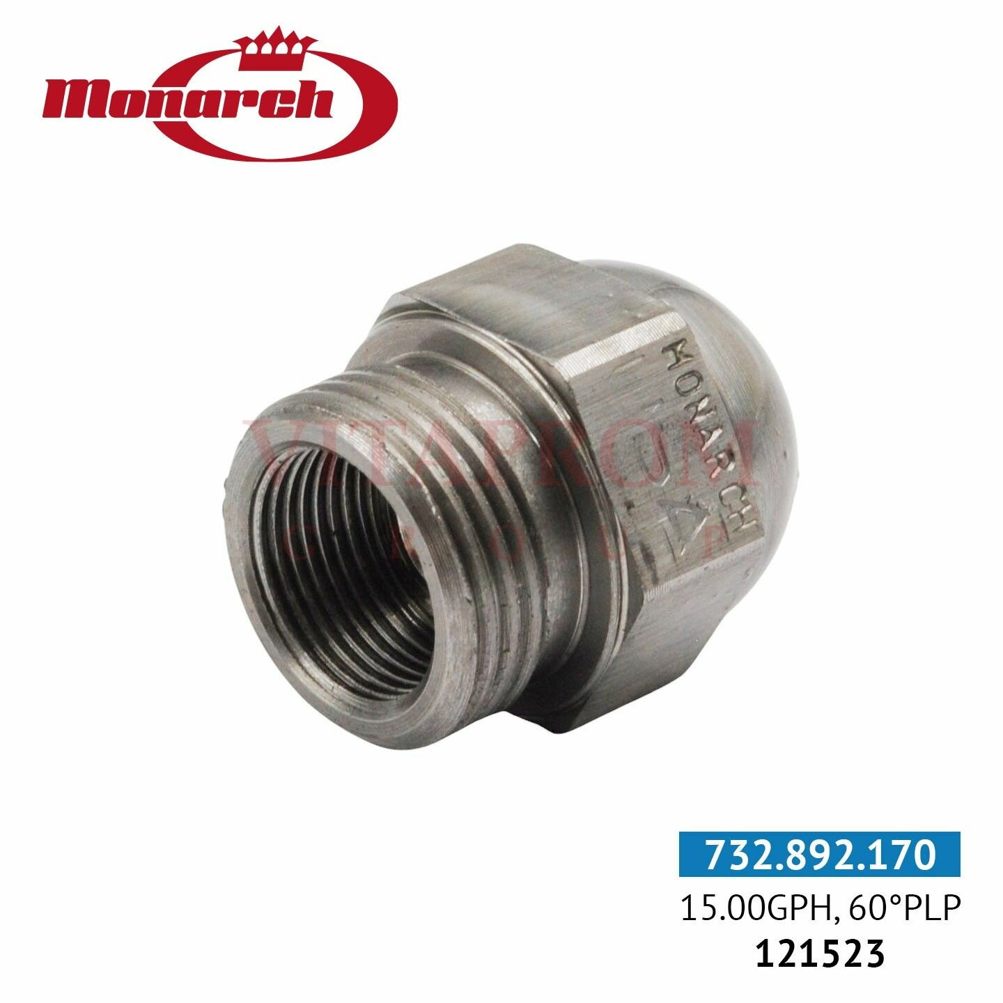 Форсунка Monarch 15.00GPH, 60PLP, 0986235-15