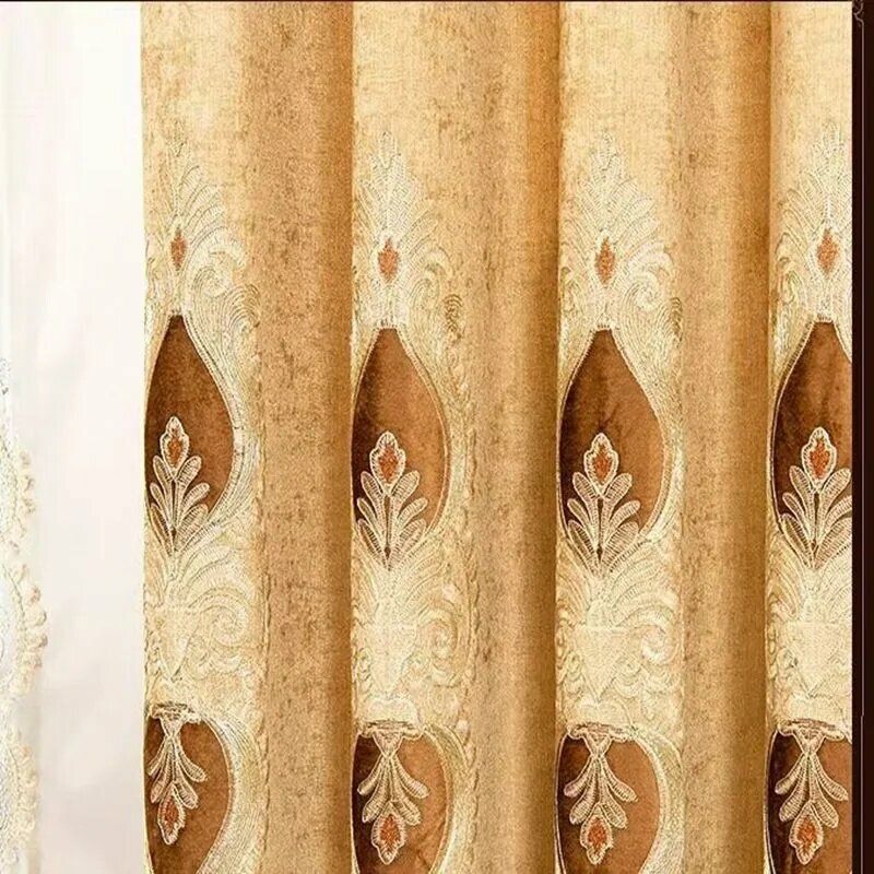 KNOW EASY-Штора гардина 380х270 см крепление Люверсы коричневый