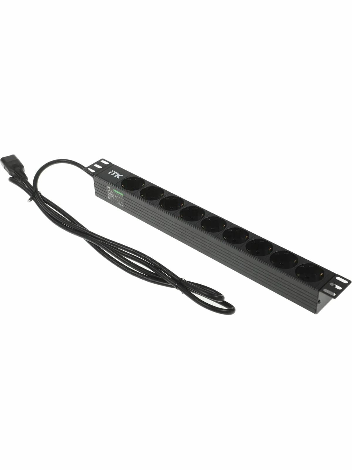 Блок розеток ITK PH22-9D2 9 розеток 2 м