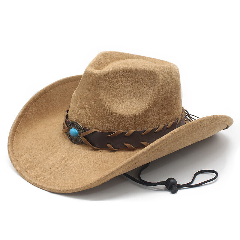 Многоцелевая Джазовая шляпа из шерсти Унисекс Козырёк 9см Согнутый Войлок / YWK-33