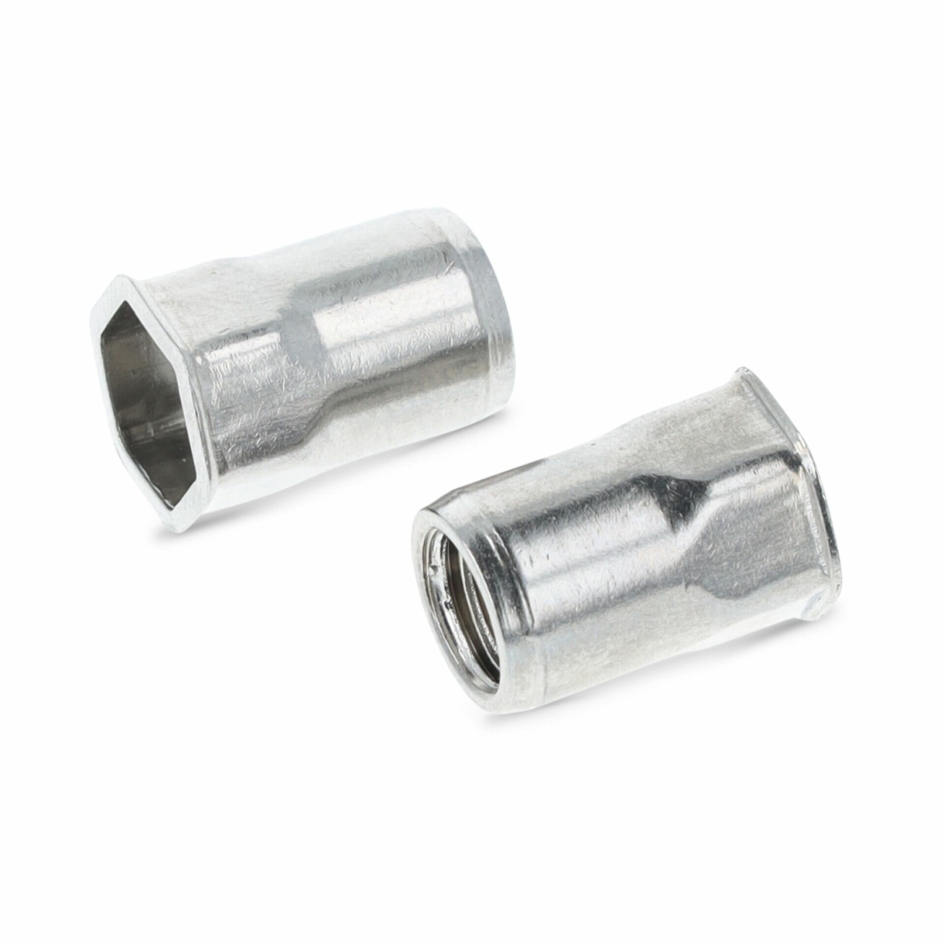 Резьбовая заклепка, ART 1027, М6x16 мм А2, шестигранная, уменьшенный потайной борт, нержавейка, 20 шт