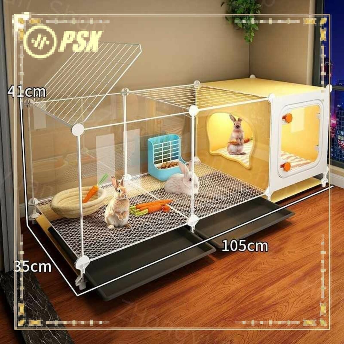 Бестселлер 105х35х41см для кроликов клетка