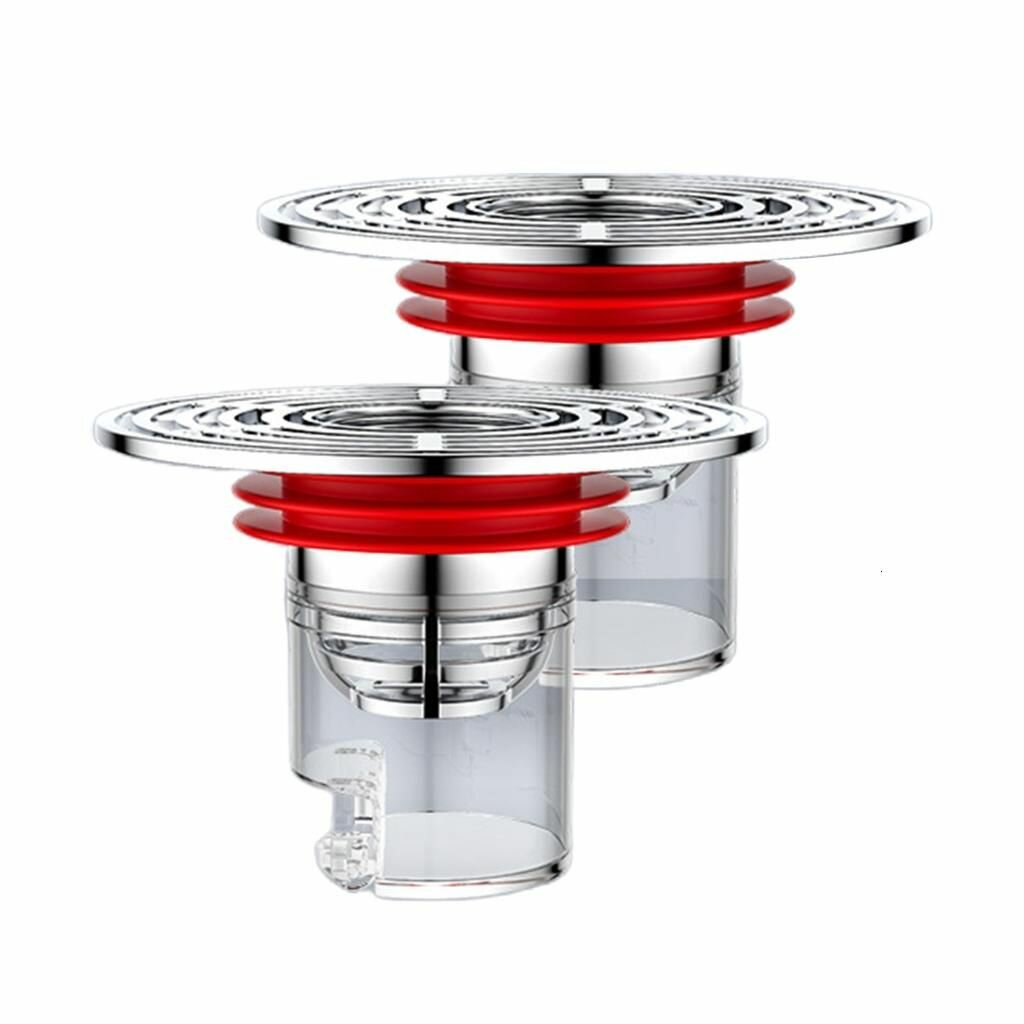 Улучшенный антизапаховый слив для пола, прозрачная чашка