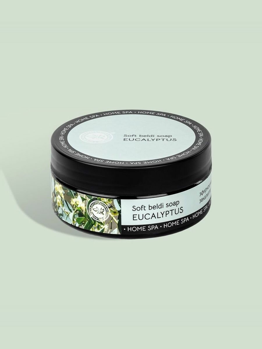 КNК Мягкое травяное мыло-бельди Эвкалипт HOME SPA, 180 г