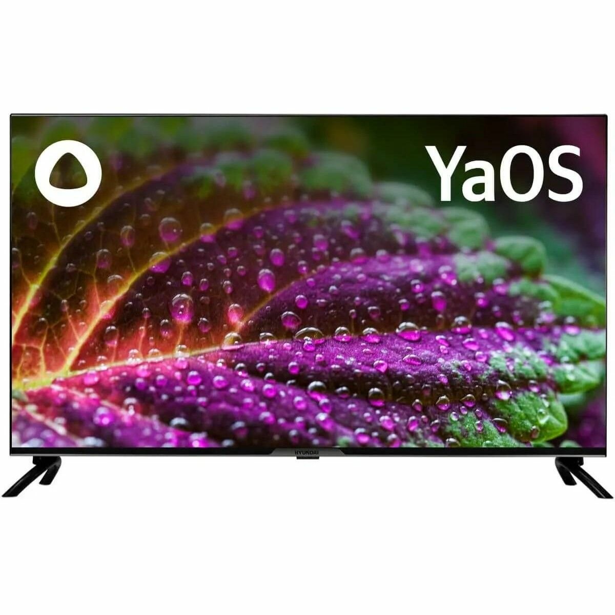 Телевизор LED Hyundai 40" H-LED40BS5003 Smart Яндекс. ТВ Frameless черный/FULL HD/DVB-T/60Hz/DVB-T2/D