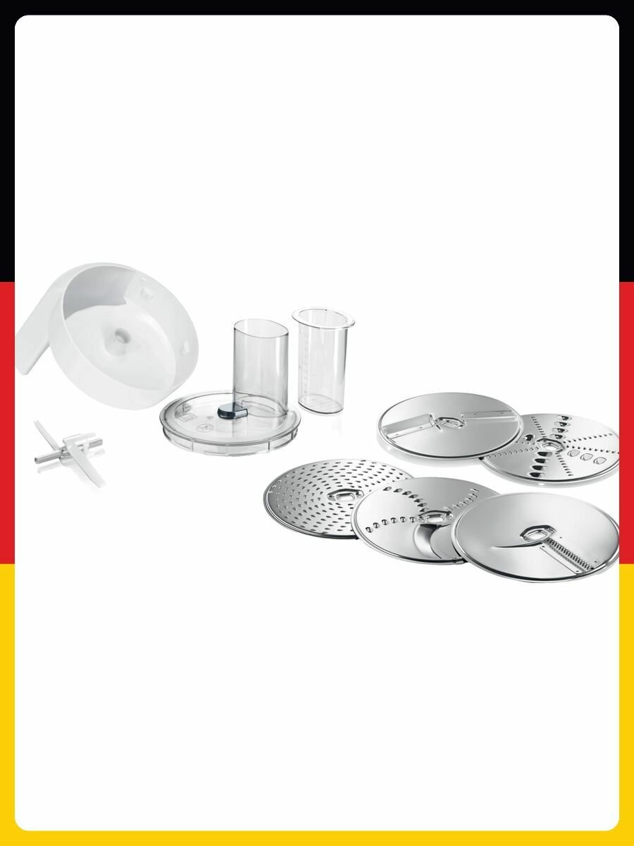 Кухонный комбайн Bosch MUZ5VL1 белый, прозрачный